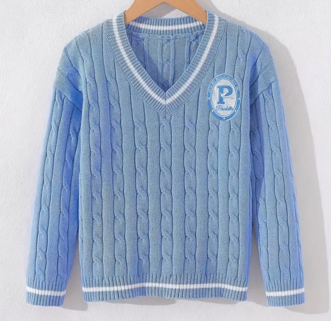 LIMITED Edition...embroidered Pearlette Club Pullover Sweater Pearlette ...