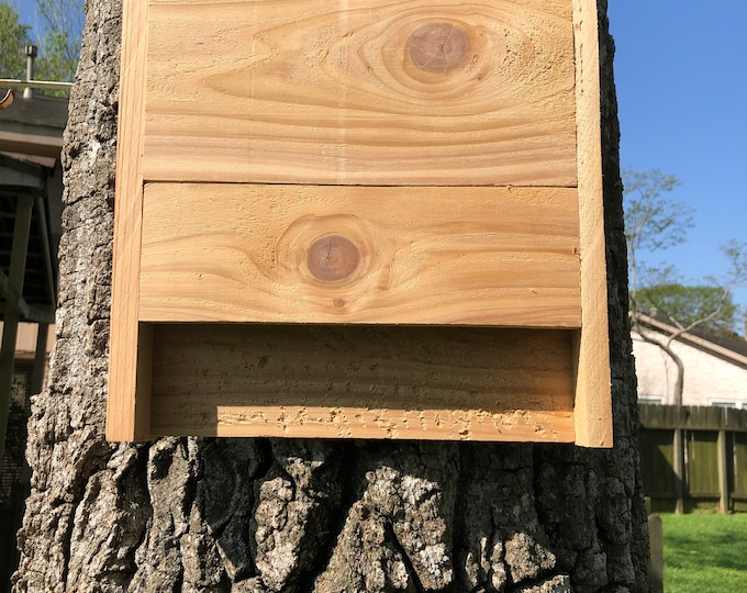 Natural Western Red Cedar Bat House. - Etsy