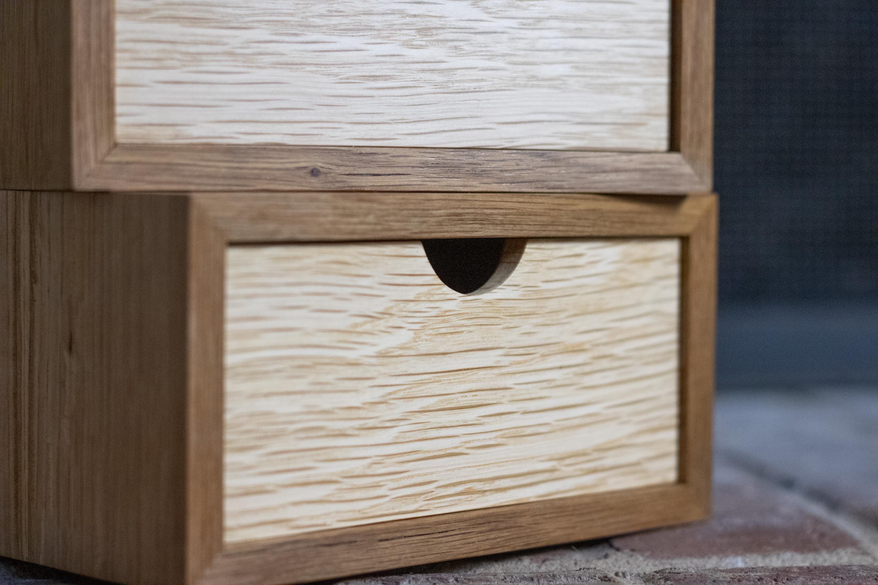 Pair of White Oak Wooden Boxes - Set of 2 Handmade Keepsake/jewelery Storage Boxes. - Etsy
