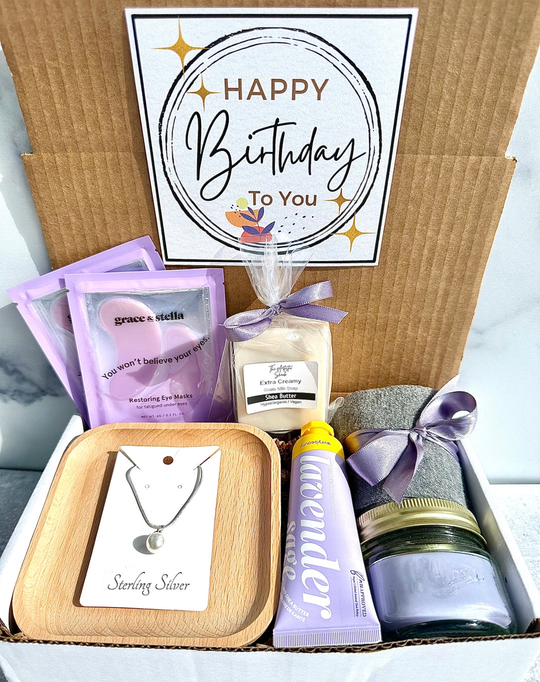 Spa Gift Box All-inclusive Pampering Kit for Relaxation for Her Ideal ...