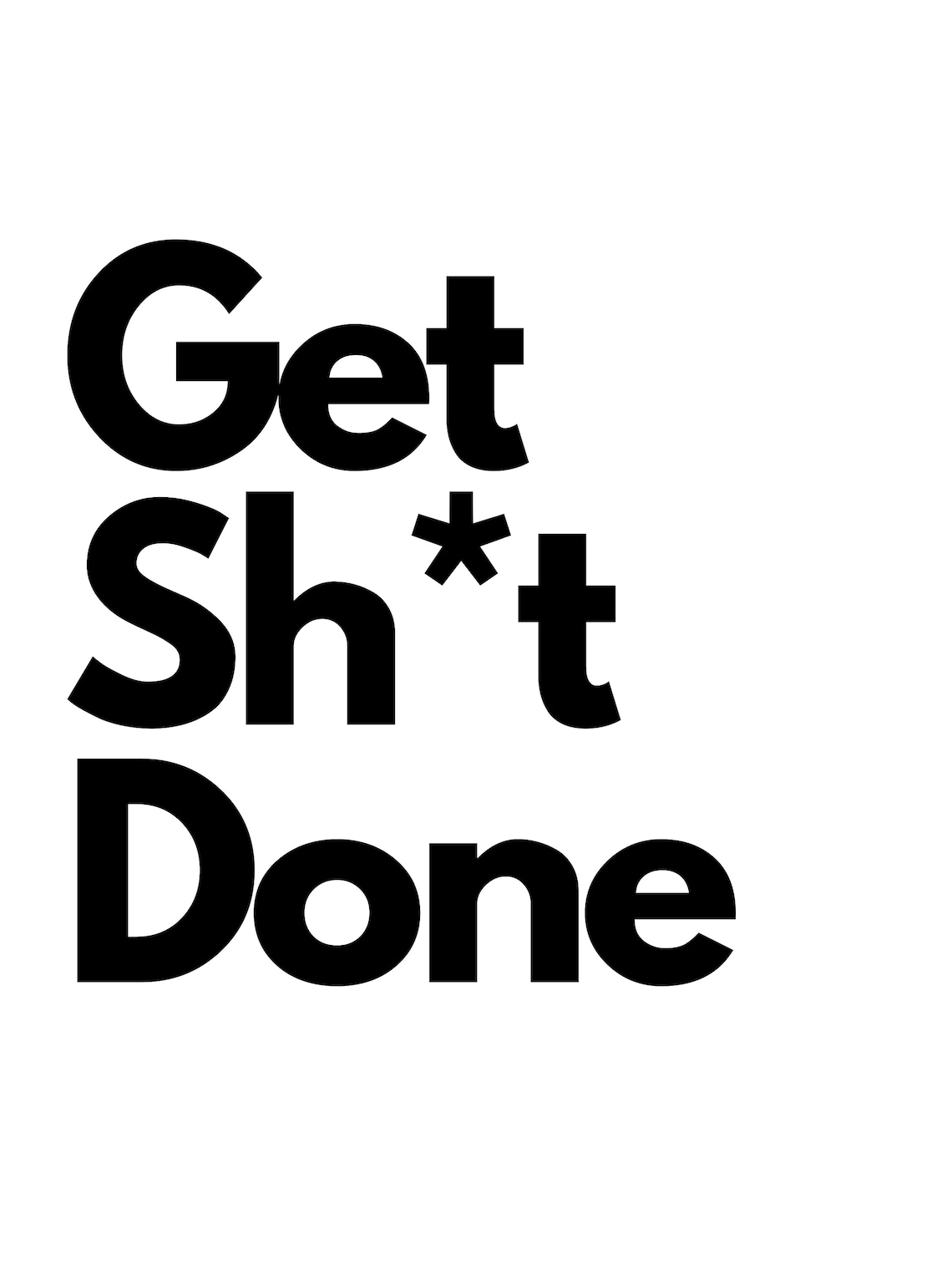 Get Sht Done, Printable Poster, Download and Print, Office Decor - Etsy