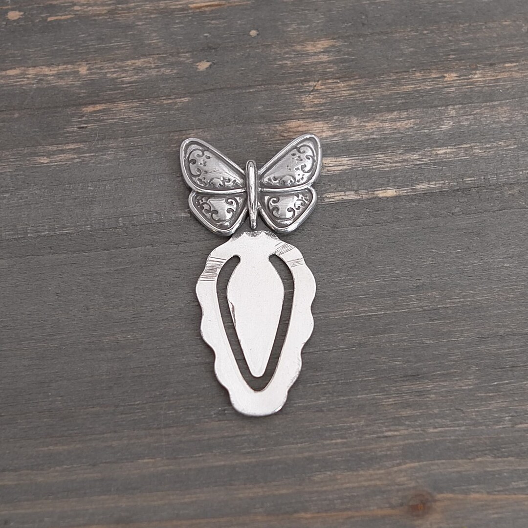 Brighton Bookmark Butterfly Silver Plate Miniature Small Vintage 2.5 - Etsy