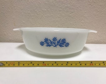 Fire King Blue Bowl - Etsy