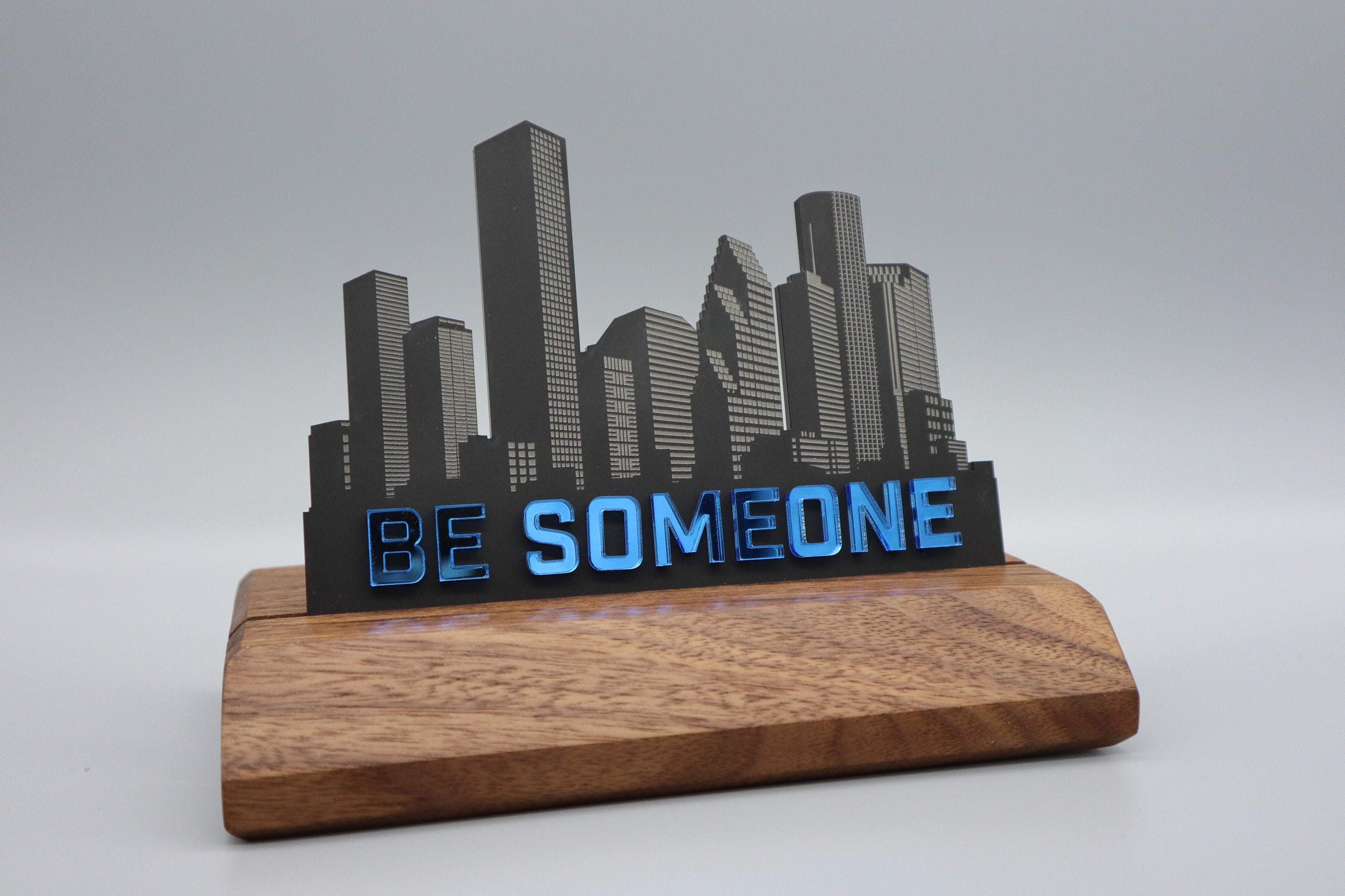 Houston Be Someone Skyline - Desktop - Etsy