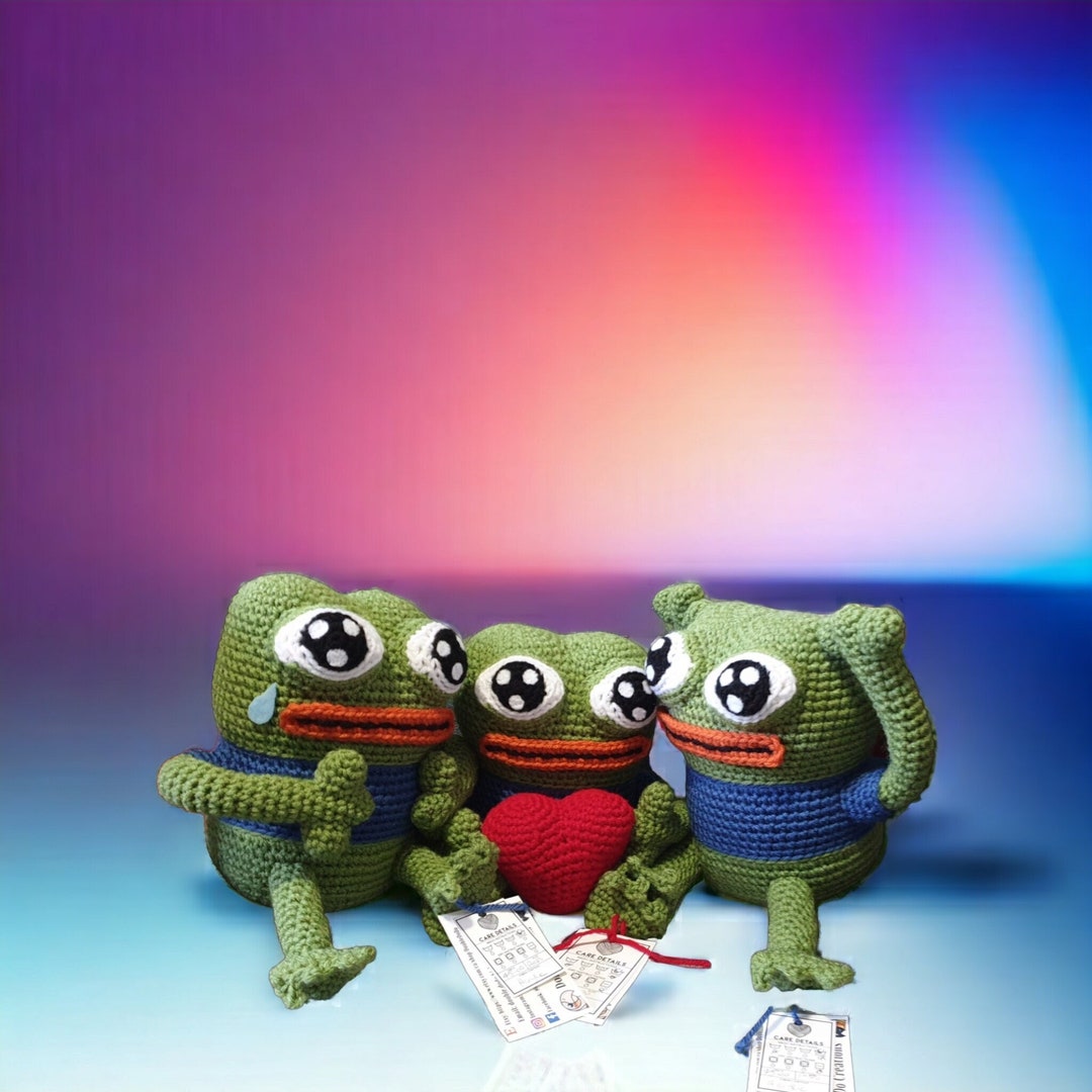 READY FOR CHRISTMAS peepo Crochet Plush Handmade Crochet - Etsy