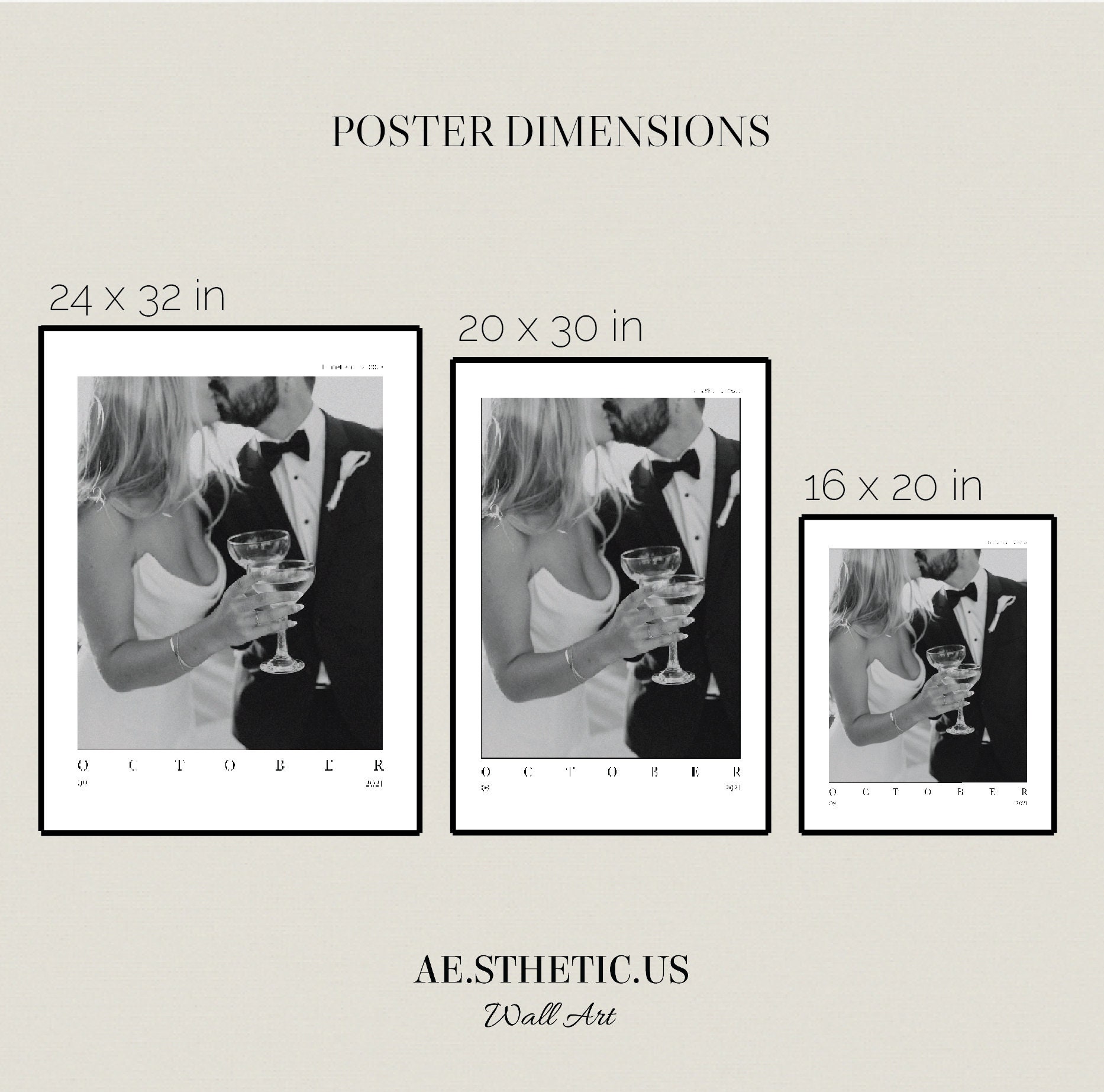 Custom Engagement Poster Bridal Shower Sign Matte - Etsy