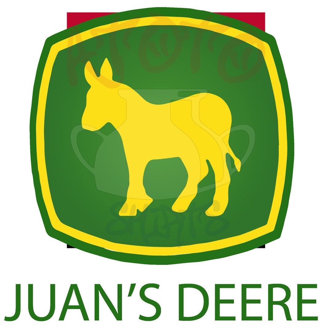 Juan Deere PNG SVG Sublimation DTF Digital Download Image File Funny ...