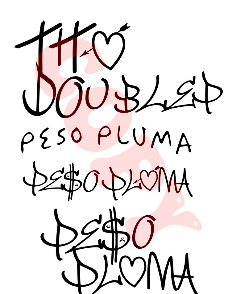 Peso Pluma SVG, Cutting File, Tito Double P, Mexican, Ppgreat for Viny ...