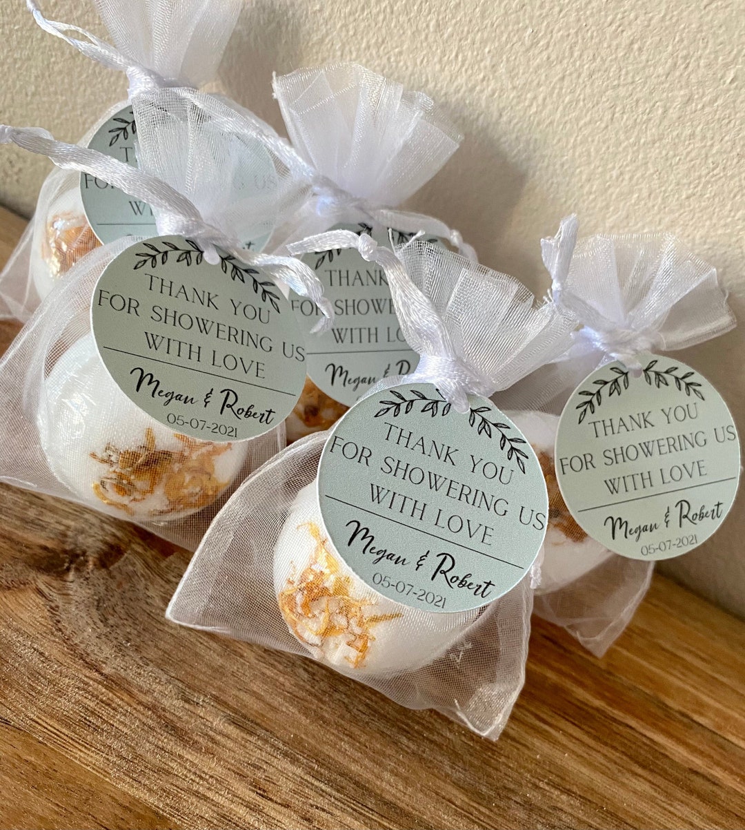 Bridal Shower Bath Bomb Party Favors, Wedding Shower Favors, Assorted ...