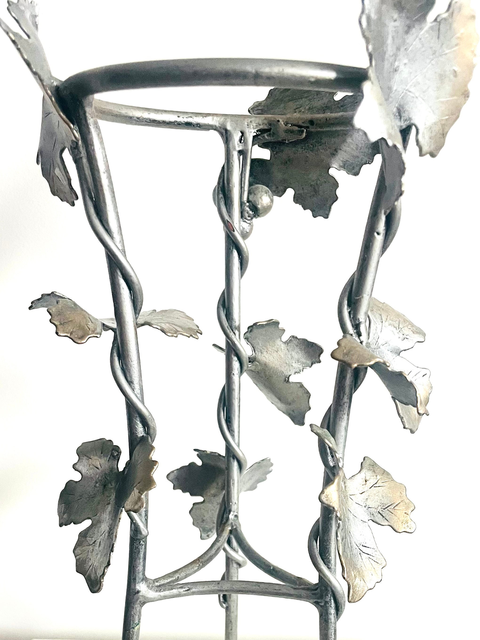 Vintage Grape Vine Wrought Iron Stand for Plantflower - Etsy