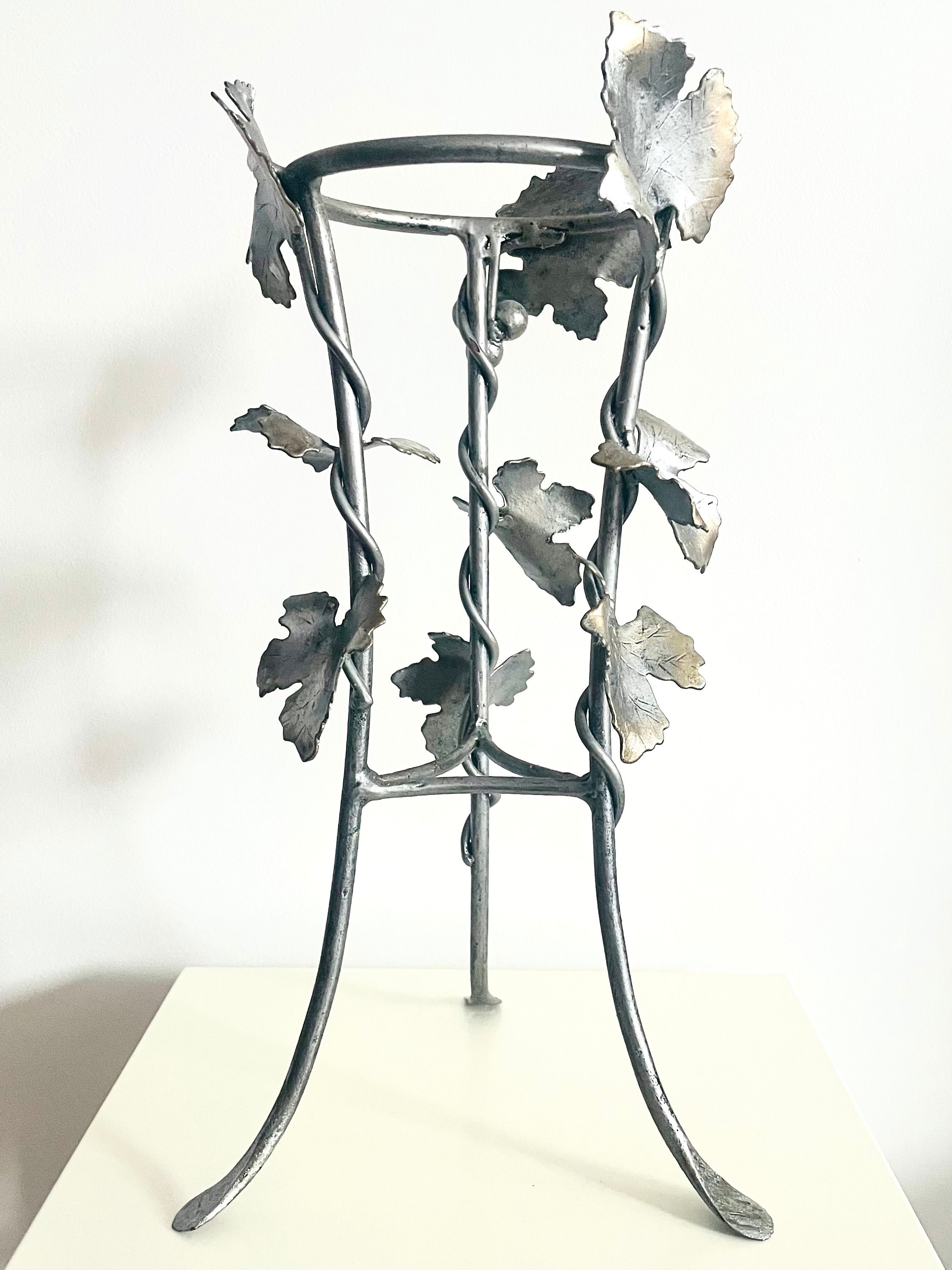 Vintage Grape Vine Wrought Iron Stand for Plantflower - Etsy