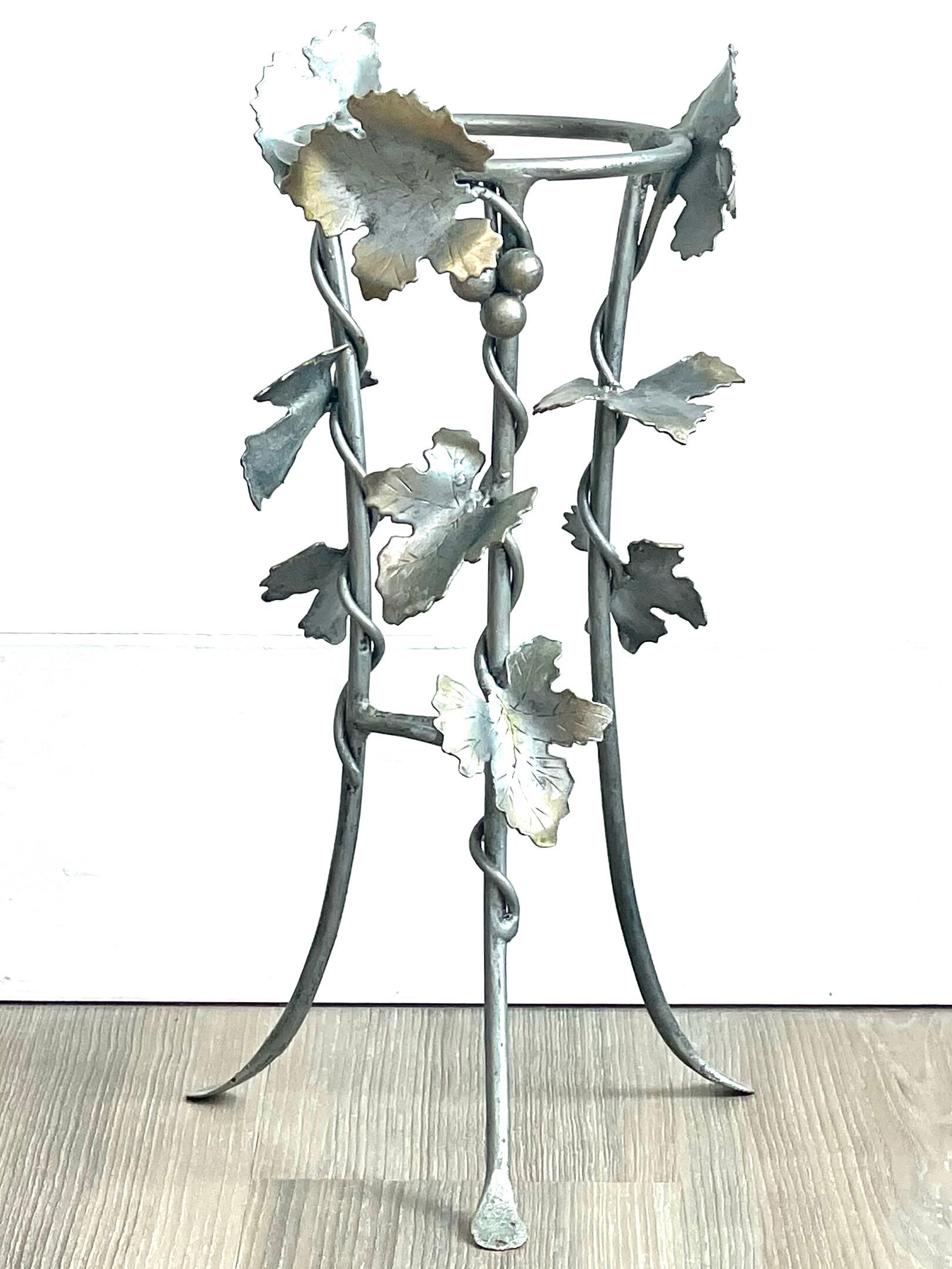Vintage Grape Vine Wrought Iron Stand for Plantflower - Etsy