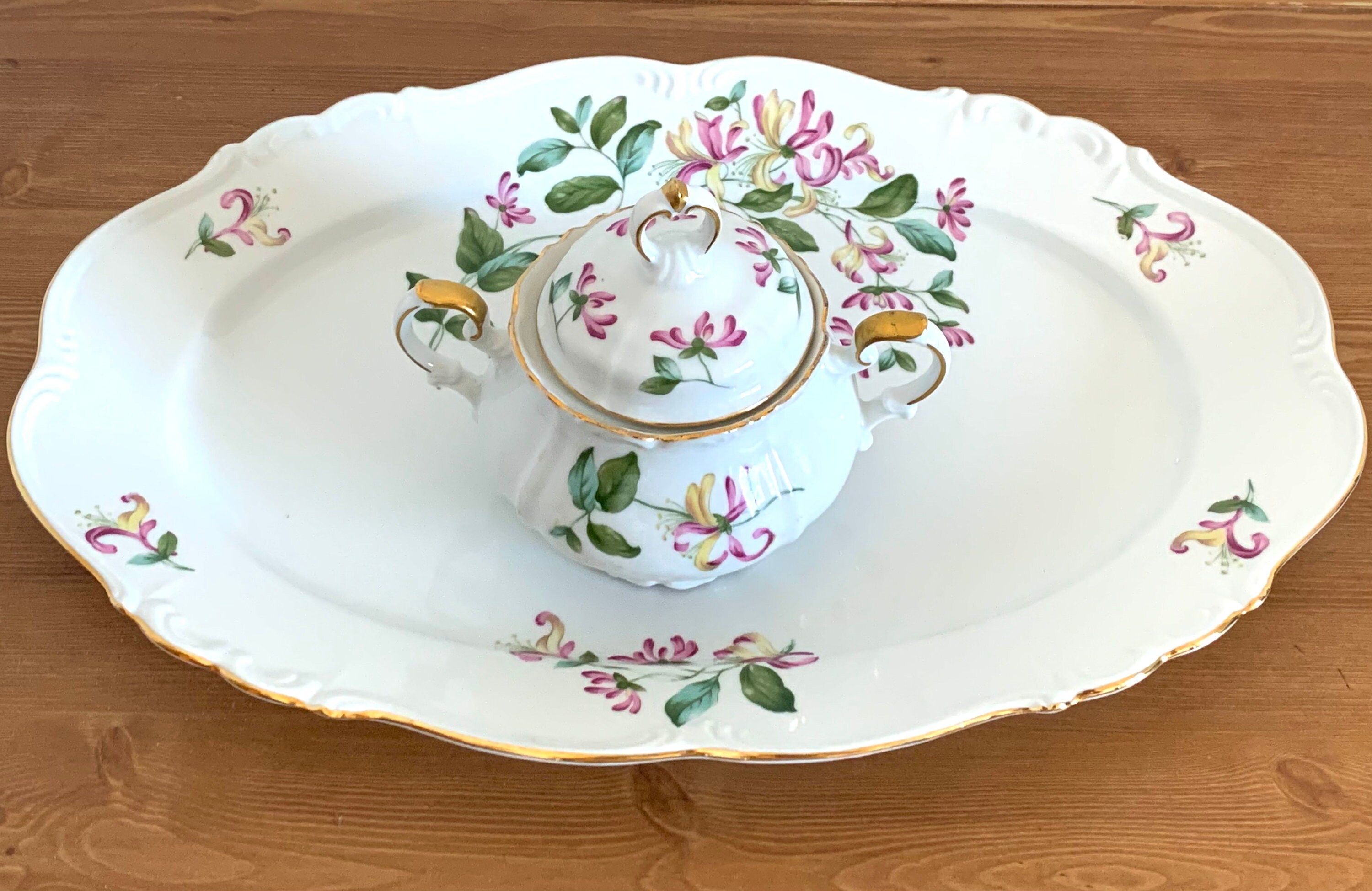 Vintage Edelstein Bavaria Porcelain Maria-theresia Large 15” Oval ...