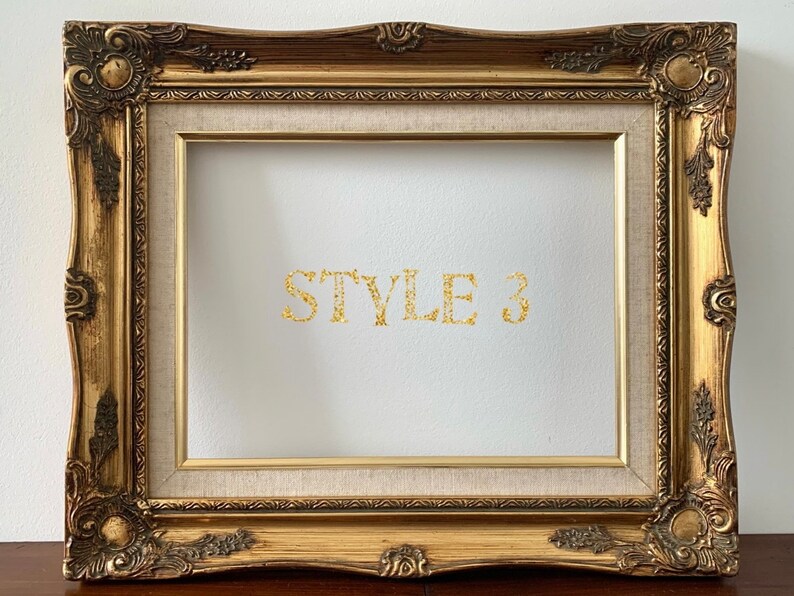 Vintage Baroque Rococo Gold Gilt Ornate Picture Frame - Etsy