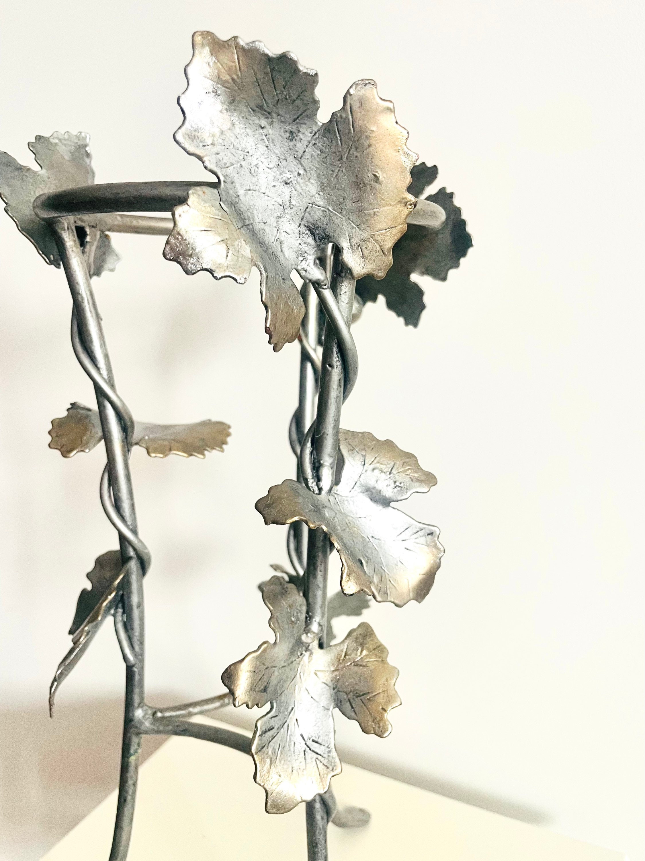 Vintage Grape Vine Wrought Iron Stand for Plantflower - Etsy