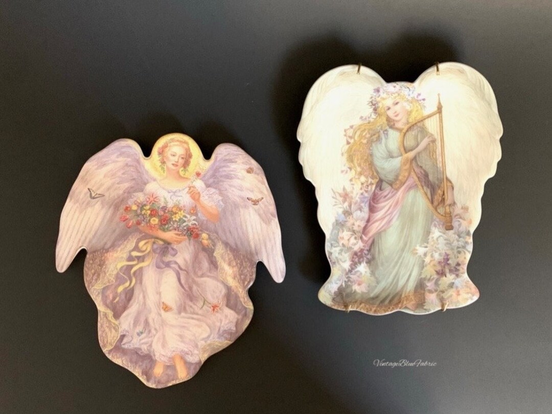 Vintage Bradford Exchange 1997 Limited Edition Collectible Angel Plates ...