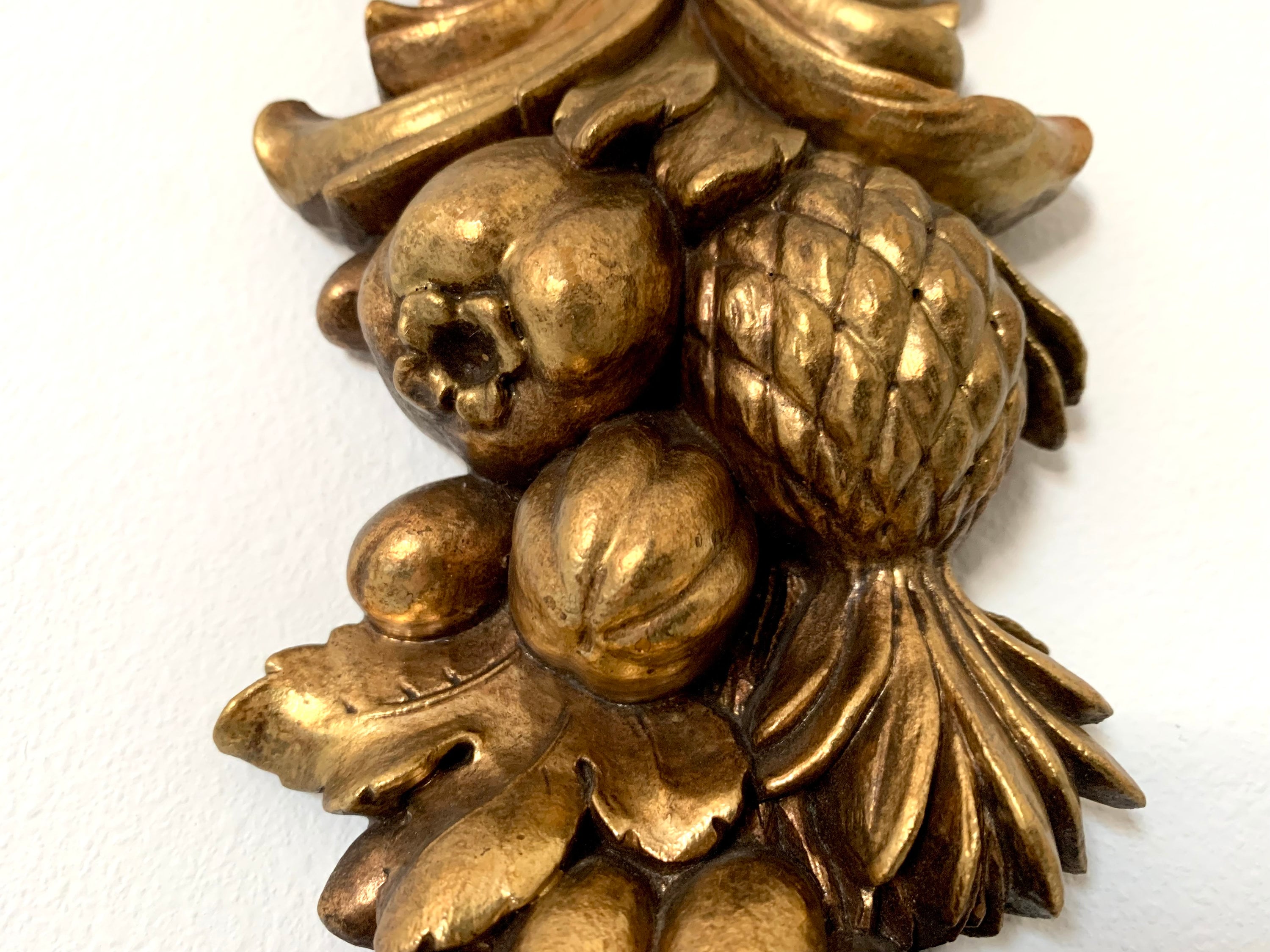 Vintage Gilded Syroco Wood Wall Mount Hanging Decor - Etsy