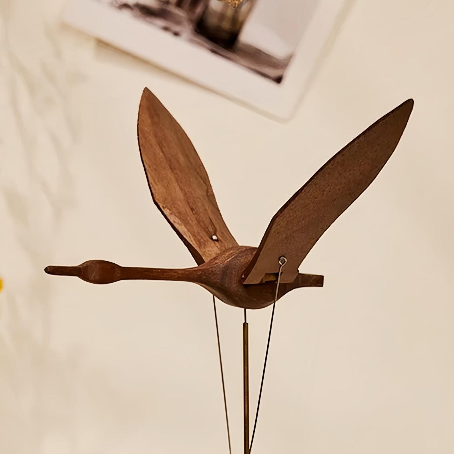 Handmade Wooden Swan Automaton Music Box: Unique Home Decor - Etsy