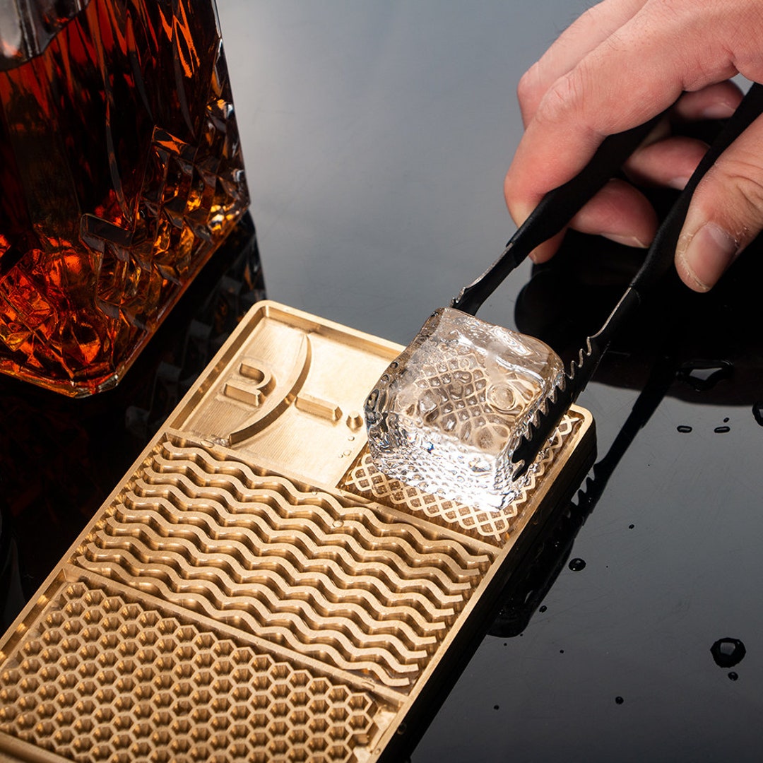 Personalized Ice Cube Plate, Any Pattern Can Be Customized, Brass Mold ...