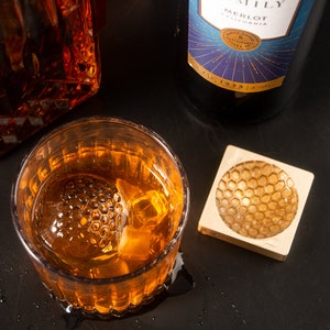 Custom Ice Ball Stamp, Cocktail Whiskey Ice Mold, Custom Ice Cube Stamp ...