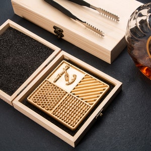 Personalized Ice Cube Plate, Any Pattern Can Be Customized, Brass Mold ...