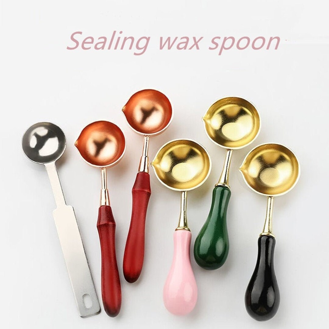 Wax Spoon,handle Wax Spoon,invitation Wax Stamp,wax Seal Kit,wax Stamp ...