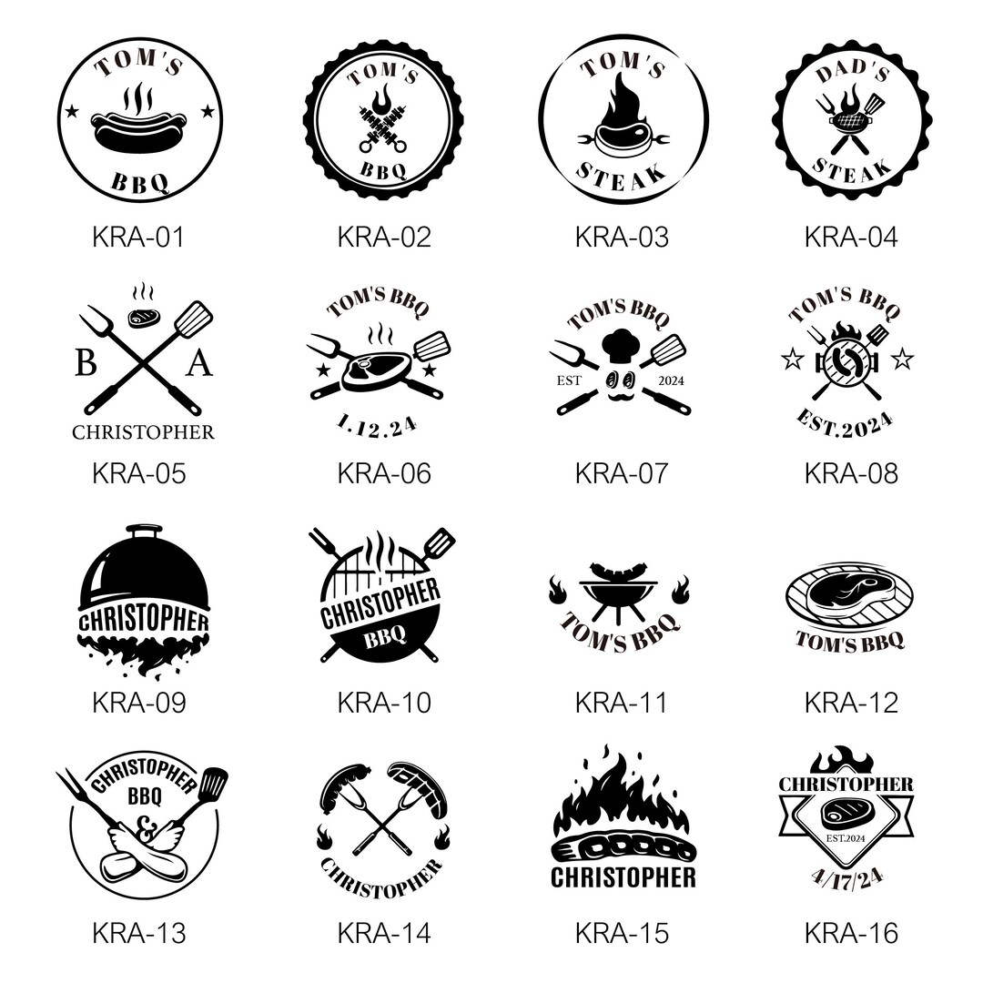 Custom Burger Stamp, Bbq Branding Stamp, Customize Your Hamburger Brand ...