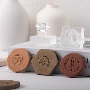 Custom Acrylic Stamp, Personalized Pottery Stamp, Accept Any Pattern ...