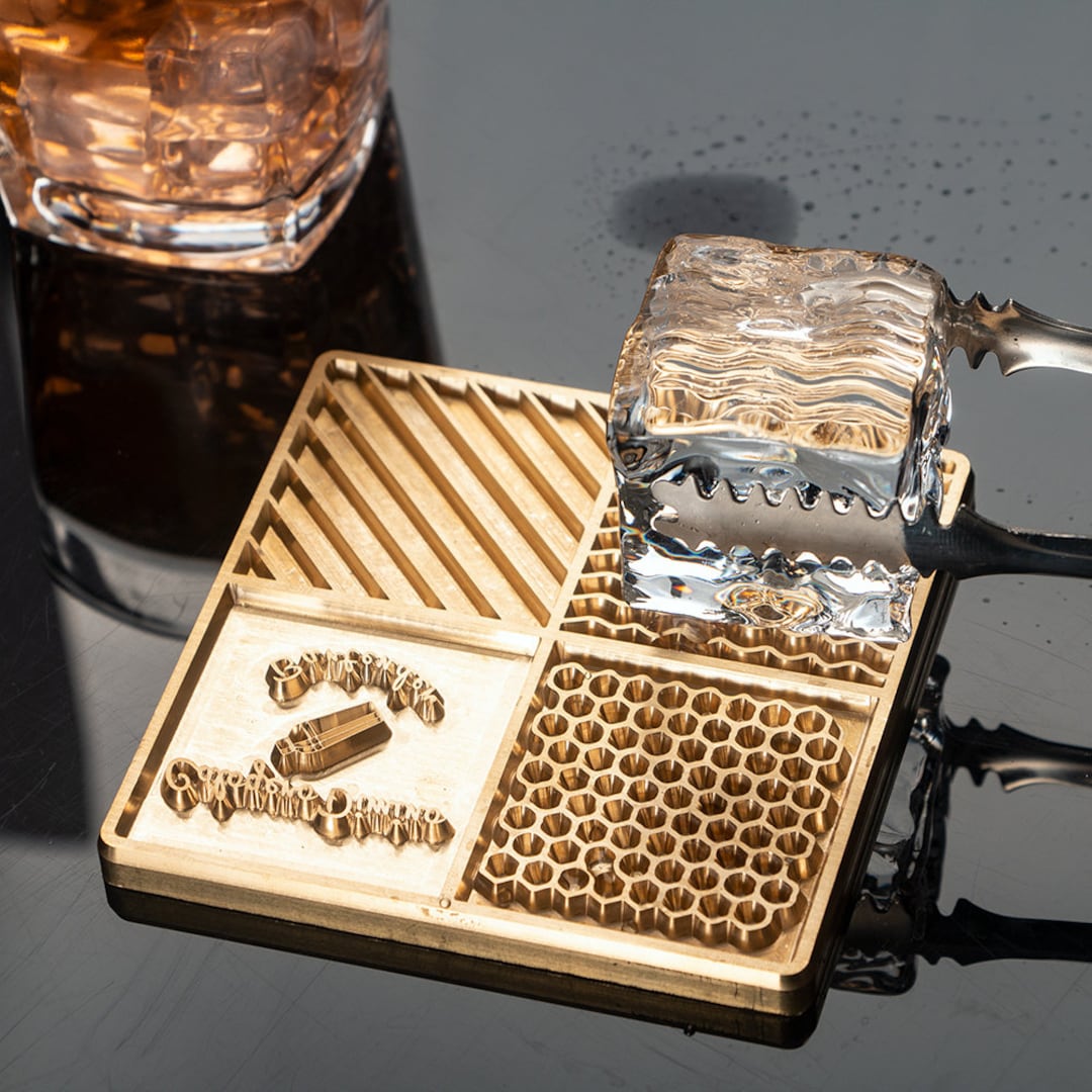Custom Ice Cube Plate, 8mm Thick Ice Tray, Make Your Ice Cubes Special ...