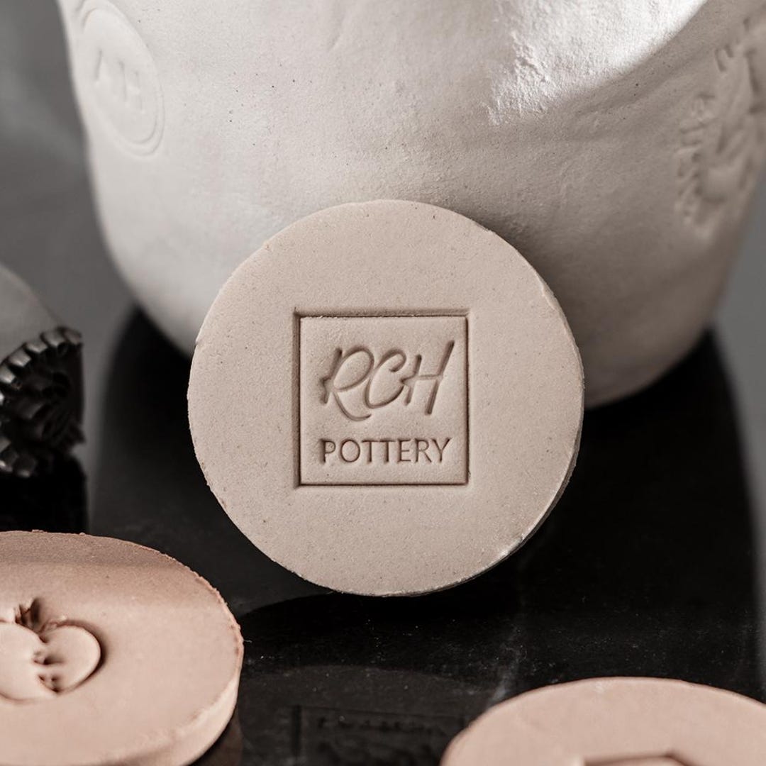 Polymer Clay Stamp / Metal Clay Texture / Custom Pottery Stamps / Metal ...