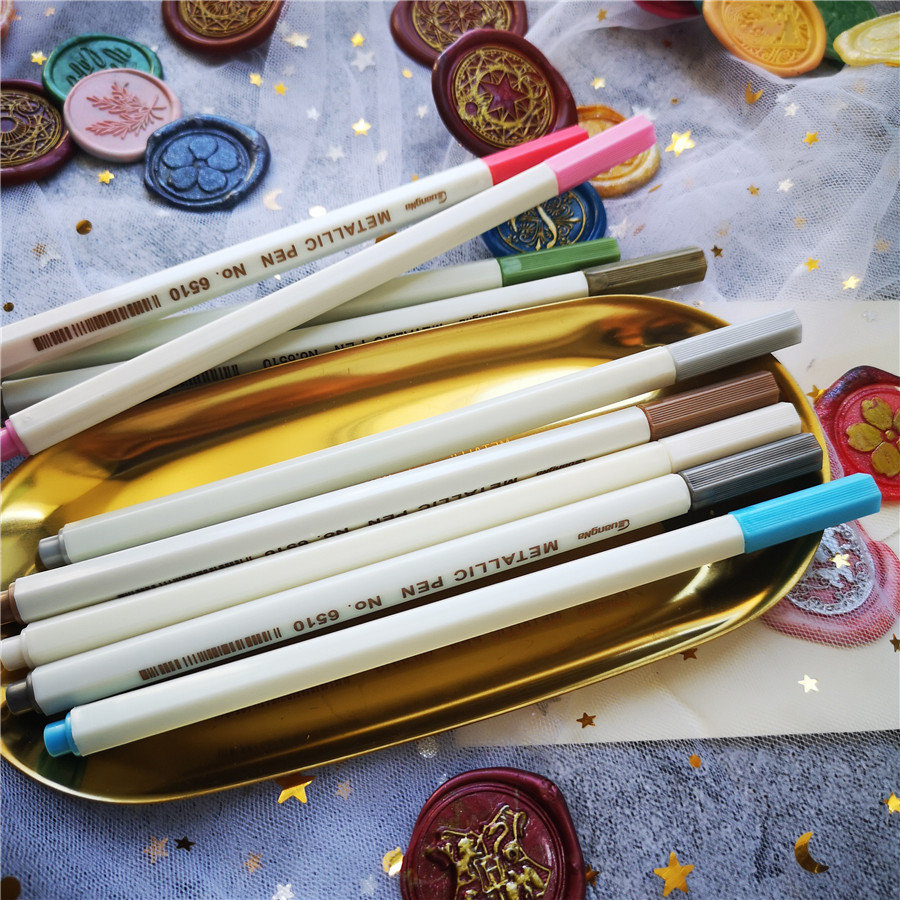13 colors Wax highlight PensMetallic Marker Pens for Wax | Etsy
