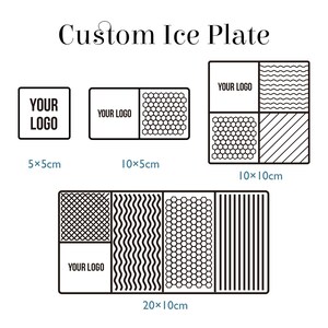 Personalized Business Logo Ice Plate, Gift for Dad, Custom Ice Cube ...