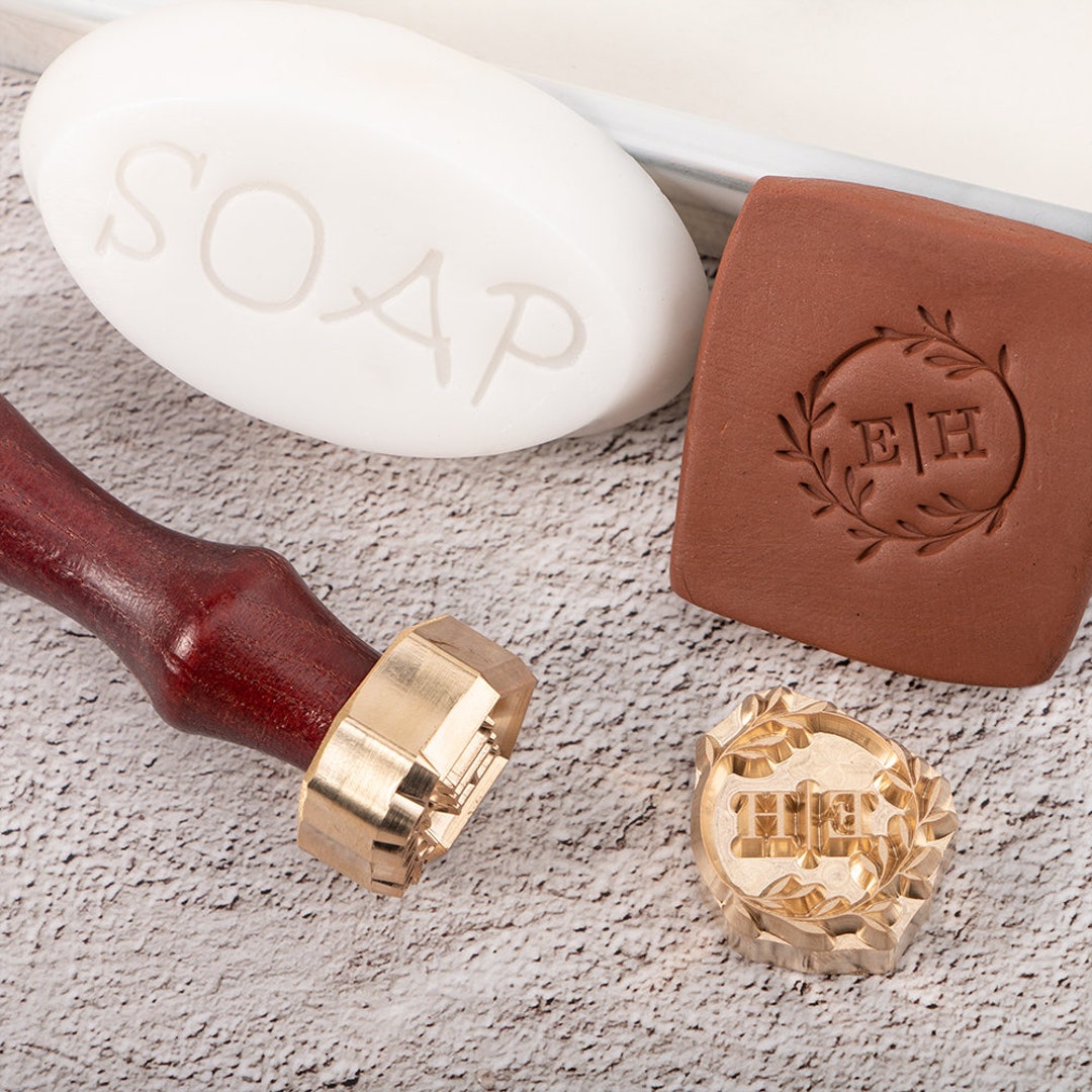 Custom Pottery Stamp, Custom Soap Stamp, Personalized Ceramic Stamp ...