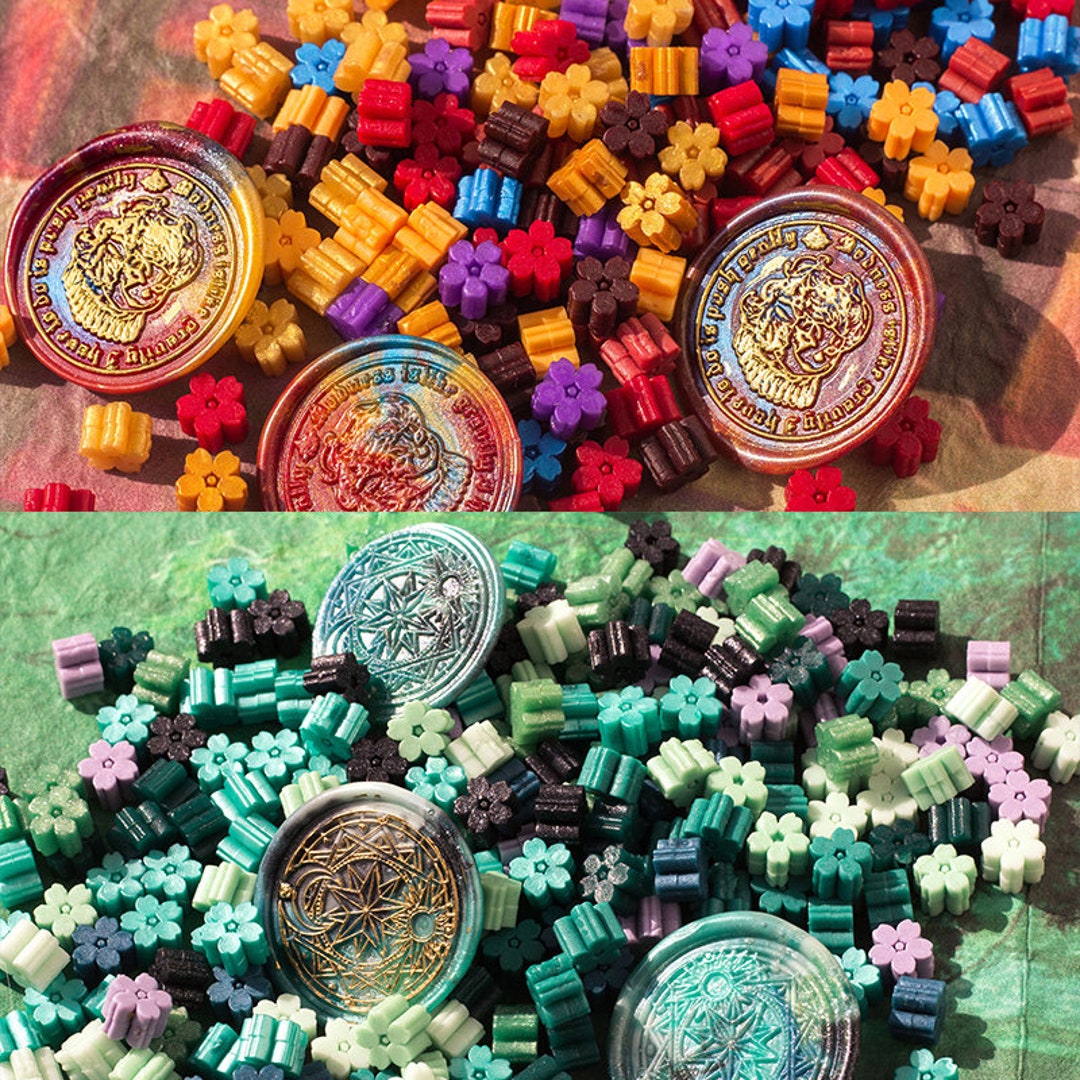 Wax Beads 200 Pcs ,box Packed Split Lacquer,colors for Wax Sealing,wax ...