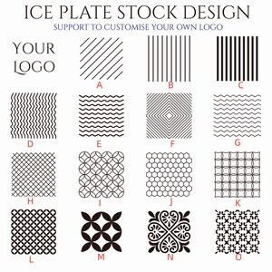 Personalized Business Logo Ice Plate, Gift for Dad, Custom Ice Cube ...