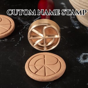 Custom Pottery Stamp of Your Name, Custom Clay Stamp, Pottery Logo ...