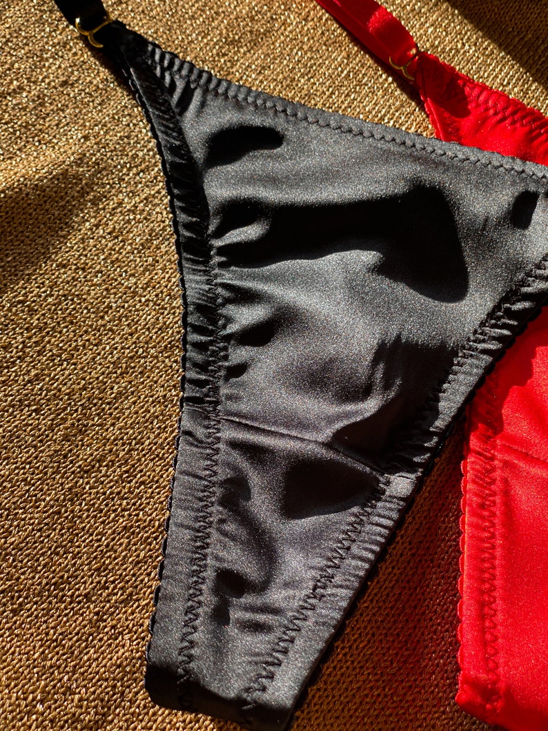 Luxury Satin Thong - Etsy