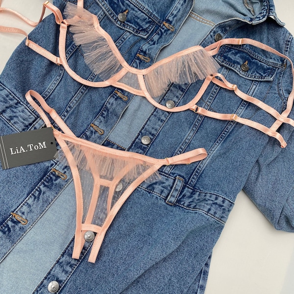 Open Lingerie Set - Etsy UK