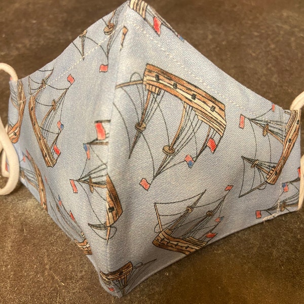 Mask With Filter Pocket and Nose Wire - Etsy