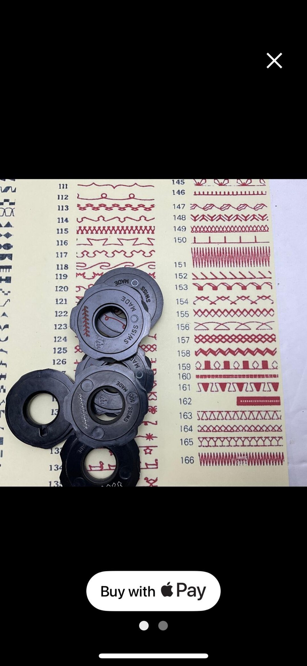 1950s Elna Sewing Machine Pattern Cams - Etsy