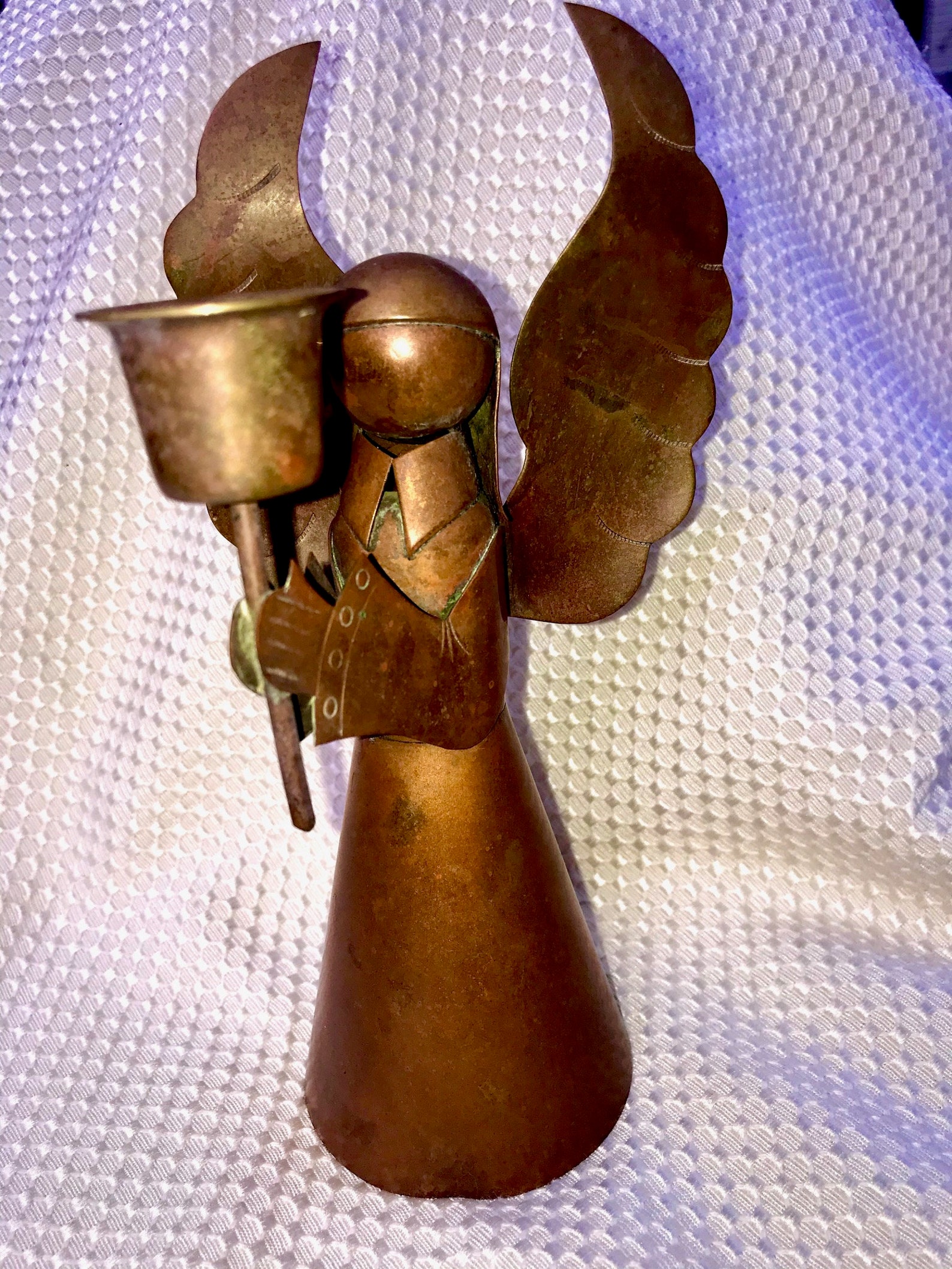 Copper Angel Candle Holder - Etsy.de