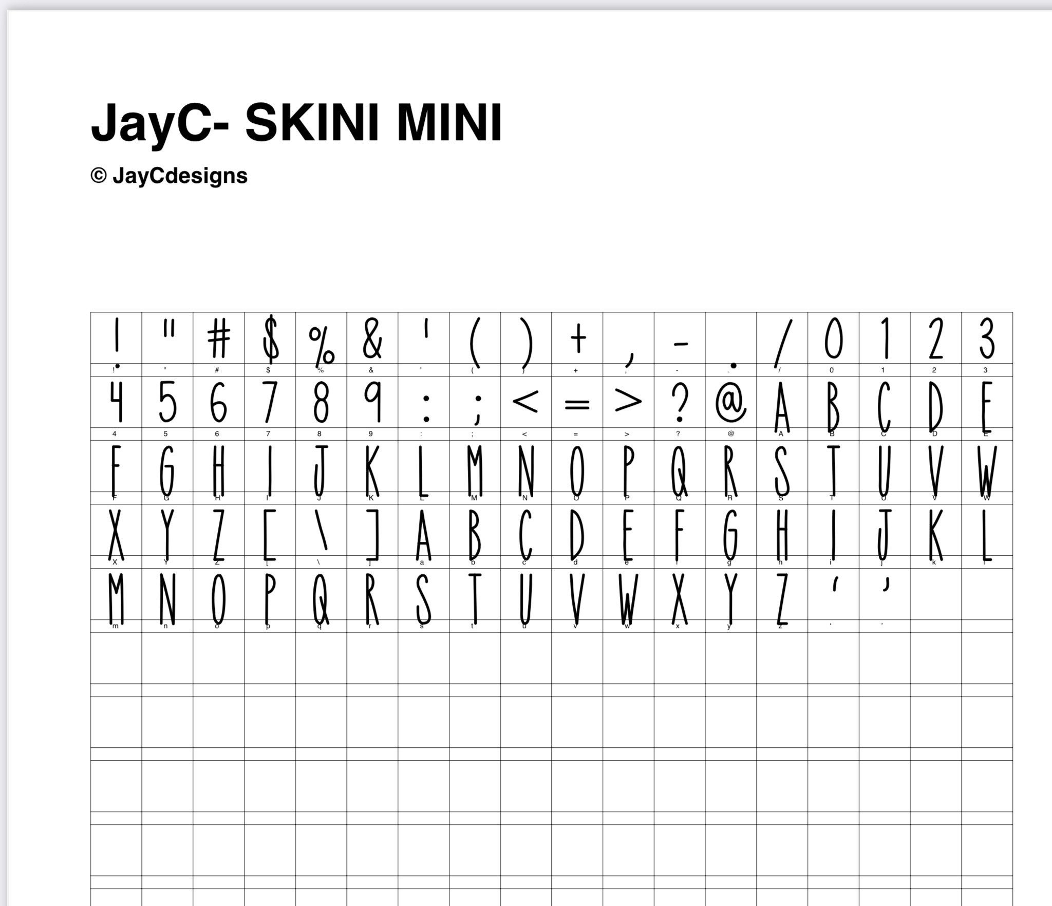 SKINI MINI Font, Farmhouse Font, Ray Dunn Inspired Font - Etsy