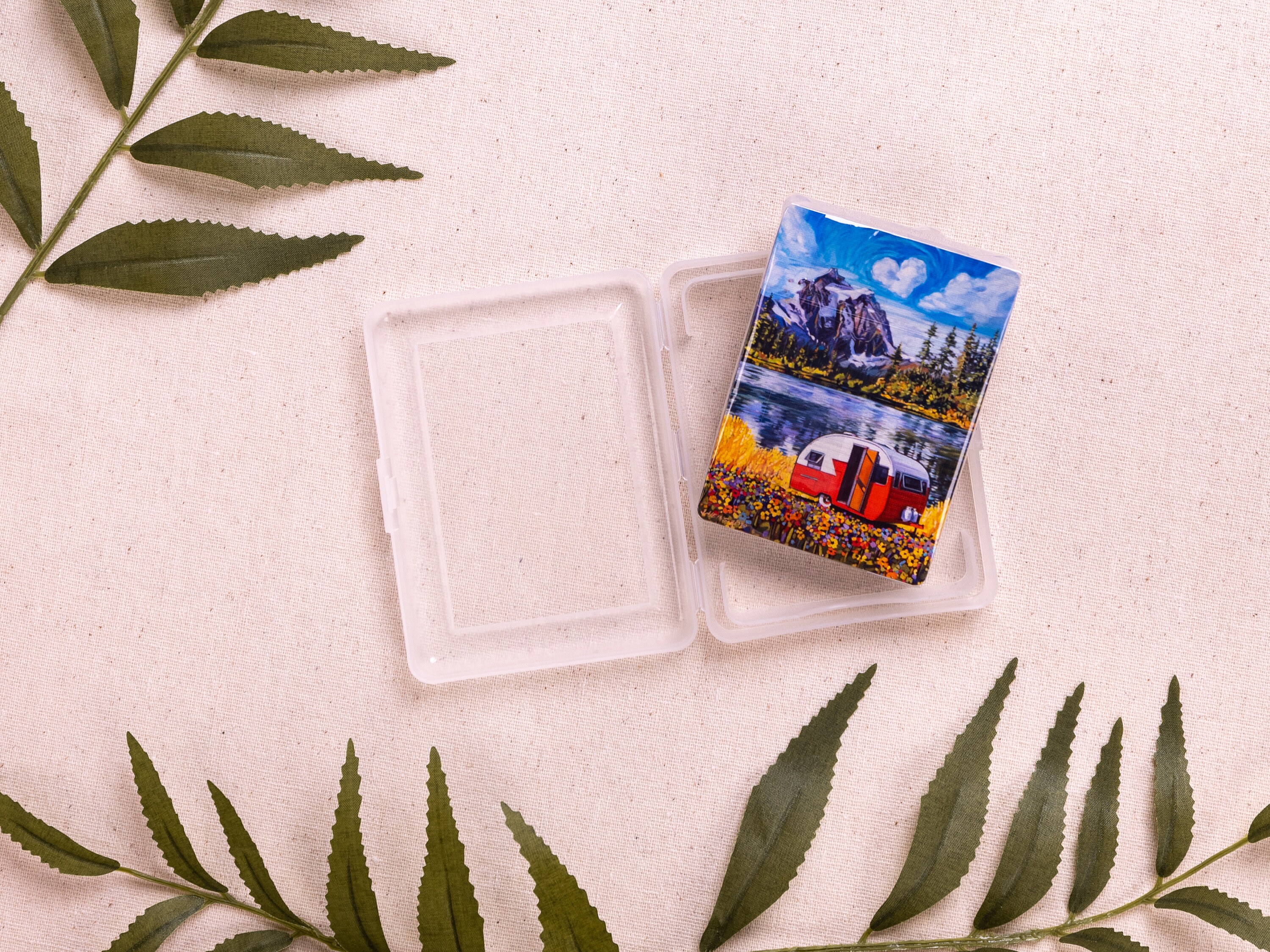 Vintage Camper | High Quality Playing Cards | Camping Scene - Etsy