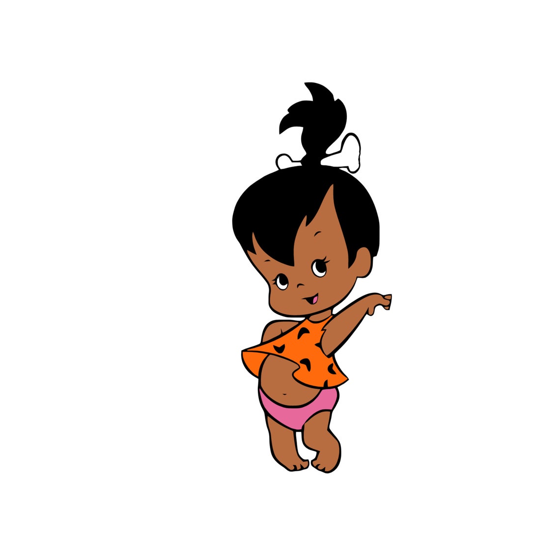 Instant Download Pebbles Flintstones Svg Pebbles Svg - Etsy