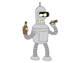 Bender Robot Svg - Etsy