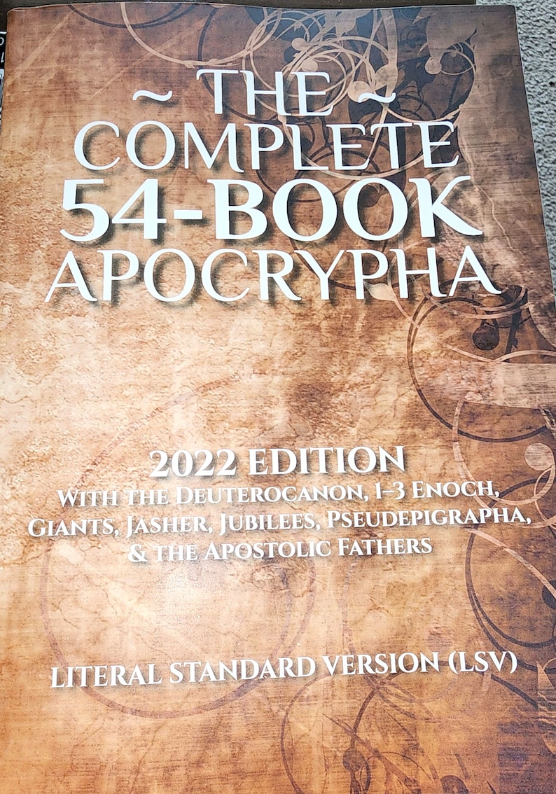 The Complete 54-book Apocrypha - Etsy