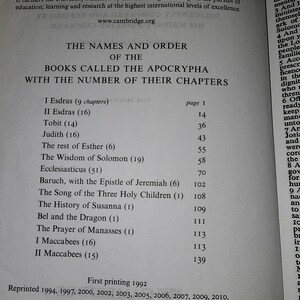 Apocrypha KJV Version - Etsy