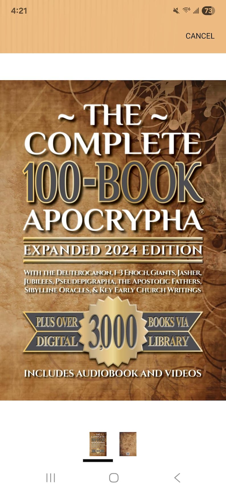 The Complete 100 -book Apocrypha - Etsy