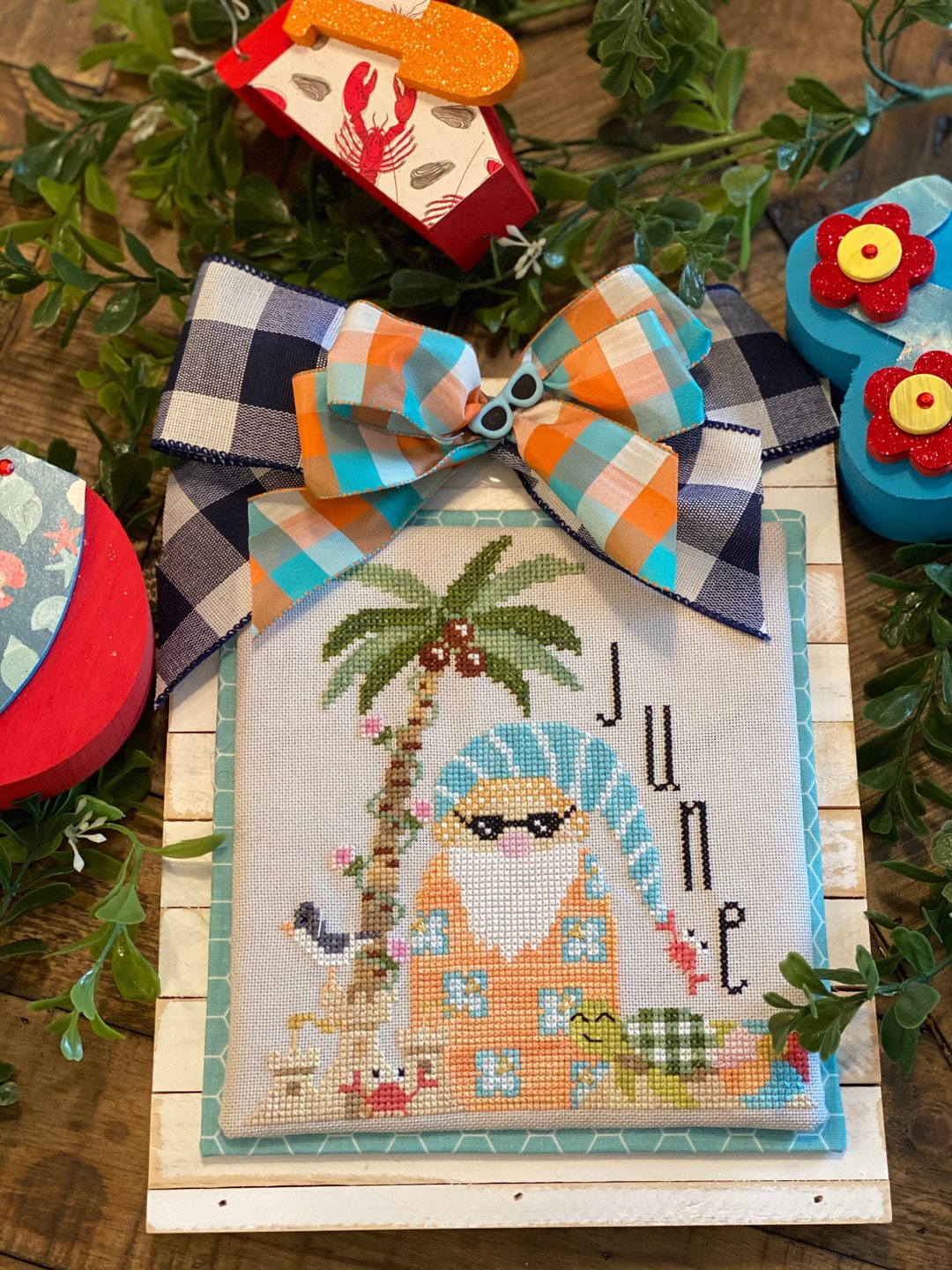 June Gnome Cross Stitch PDF Pattern - Etsy