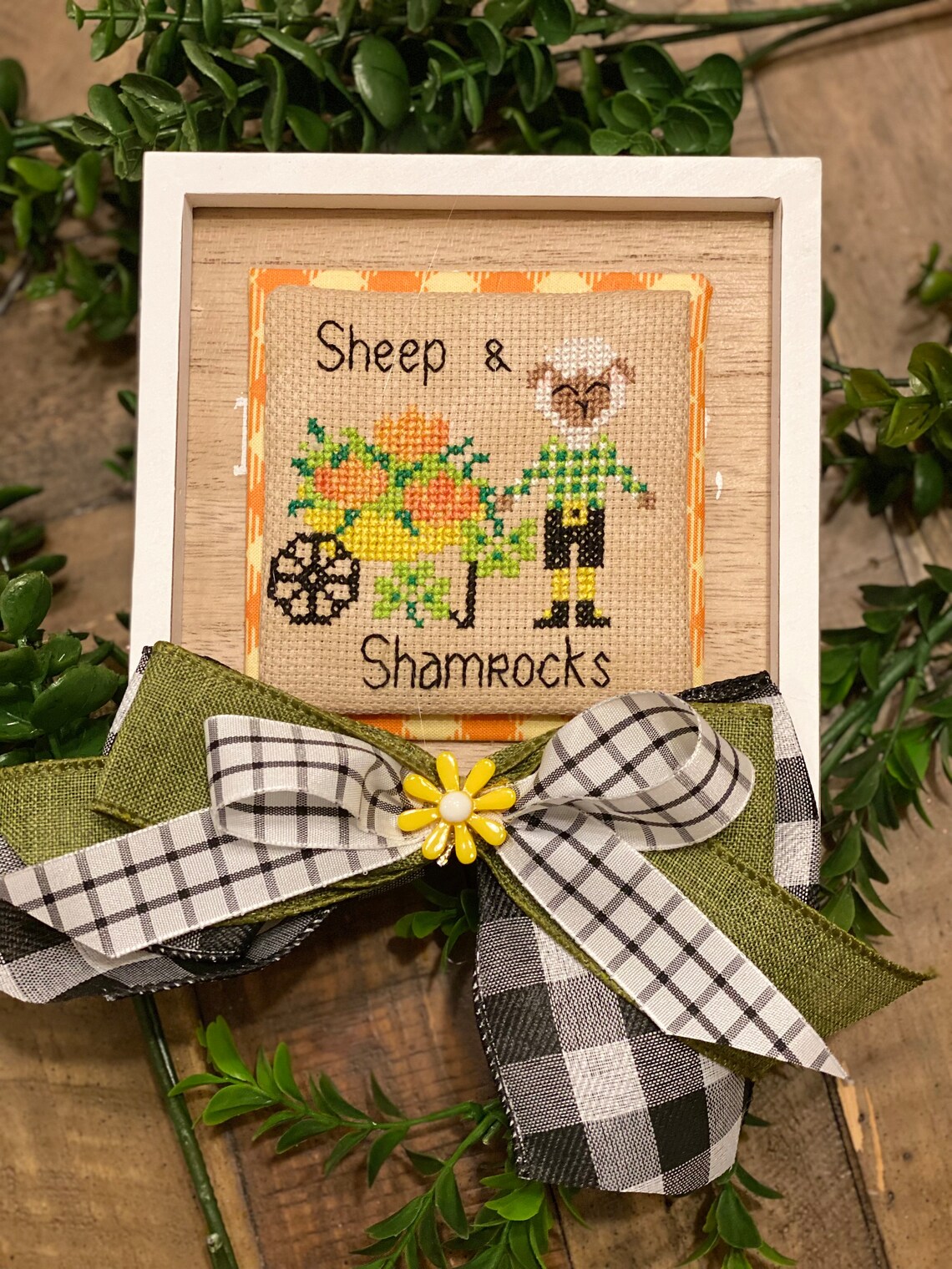 Sheep and Shamrocks - PDF Cross Stitch Pattern - Etsy